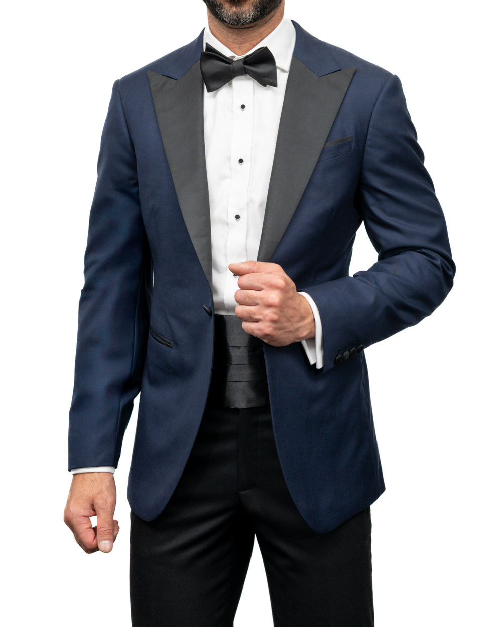 Dark Navy Peak Tuxedo - Empire Customs